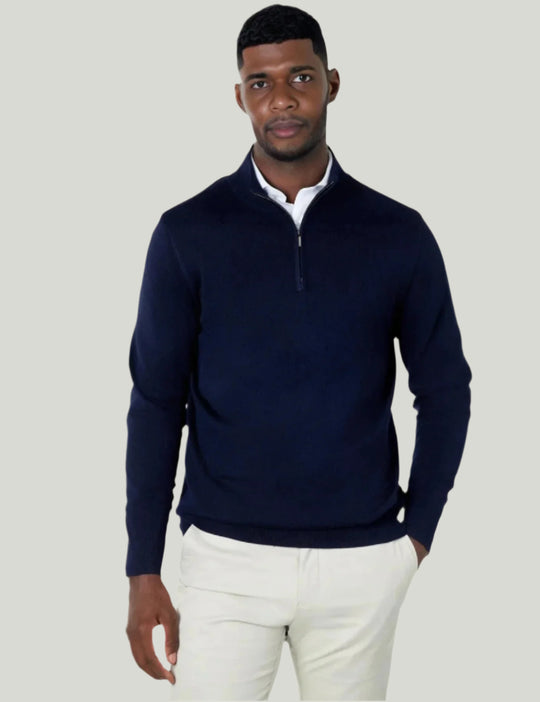 Premium Quality Men's Zip Neck Jumpers – Stylish, Warm, and Comfortable ...